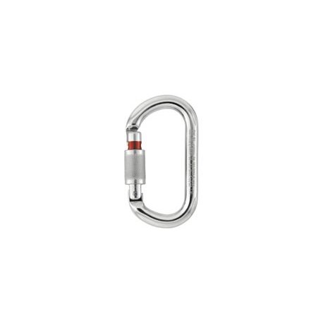 MOSQUETÃO PETZL OK COM TRIACT LOCK (FECHO DE ROSCA )